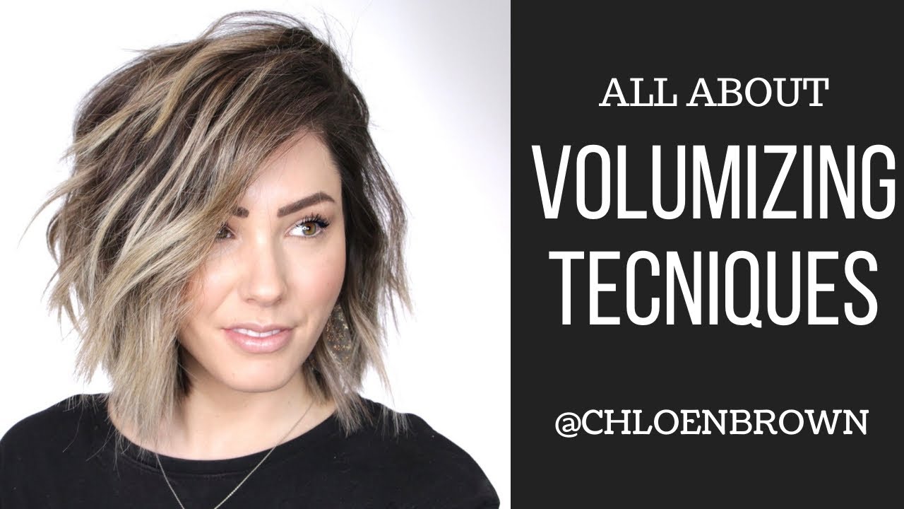 VOLUMIZING TECHNIQUES FOR ALL HAIR TYPES - YouTube
