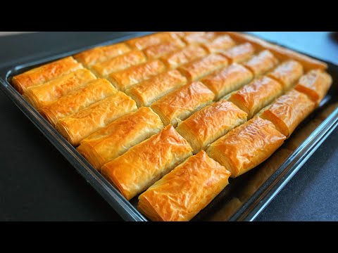 Vergiss alle Rezepte❗Der einfachste Weg, Gebäck Borek mit Filo zuzubereiten 😍Einfaches Gebäckrezept
