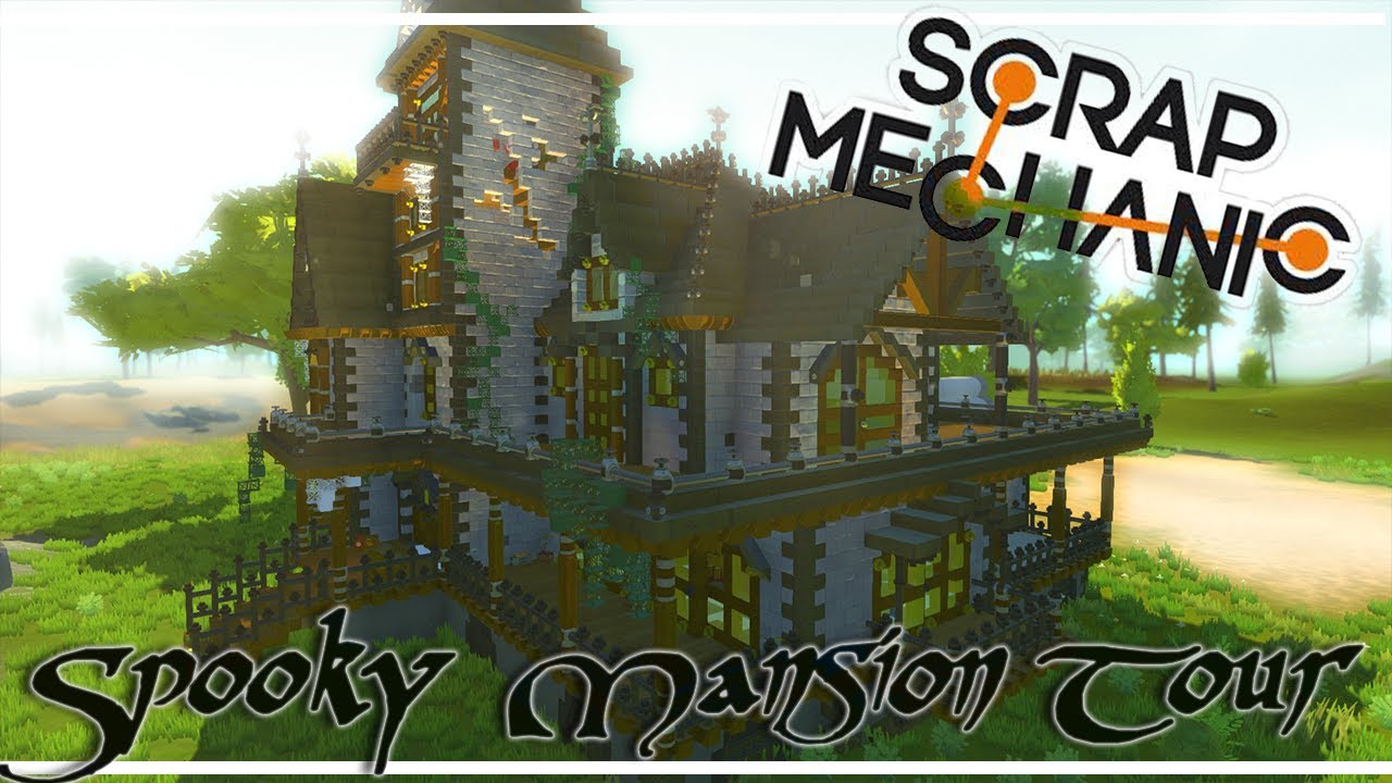 SPOOKY MANSION TOUR + WORKSHOP (high detailed build) - YouTube