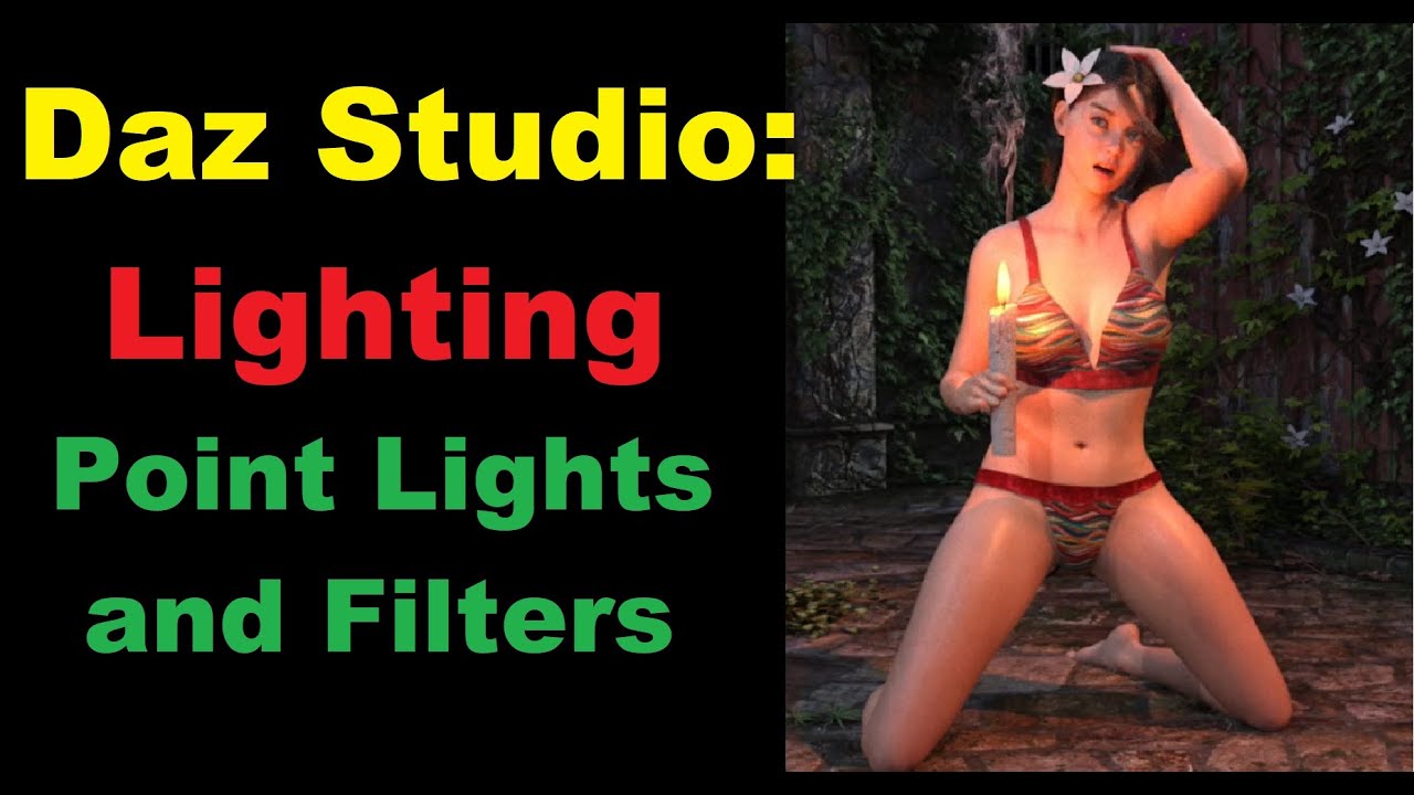 Daz Studio: Lighting Part 2: Point Lights and Filters! - YouTube