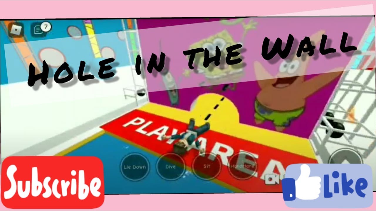 Roblox: Hole in the wall | Gameplay - YouTube