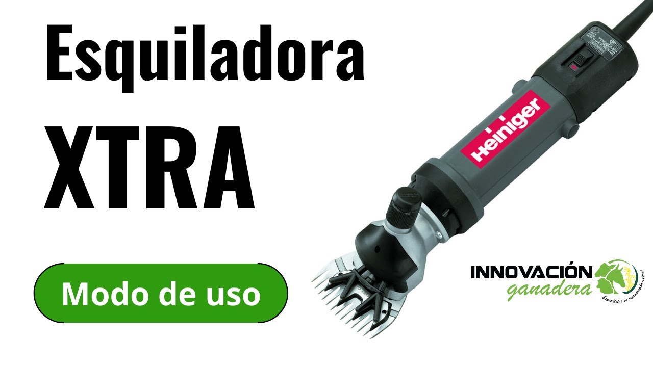 Esquiladora XTRA - HEINIGER - YouTube