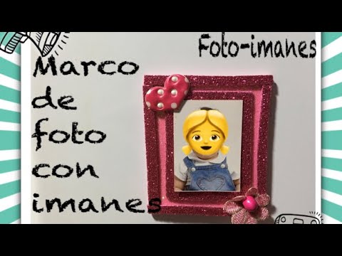 Como hacer imanes con foto para nevera /regala imanes con foto - YouTube