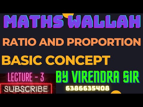 RATIO AND PROPORTION BASIC FORMULA - YouTube