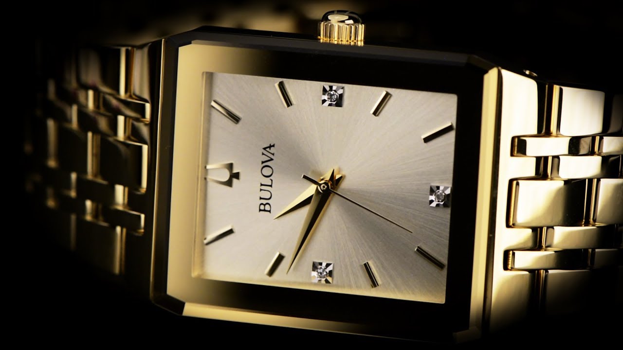 Review đồng hồ Bulova 97D120 phiên bản mạ vàng sang trọng với phần dây ...