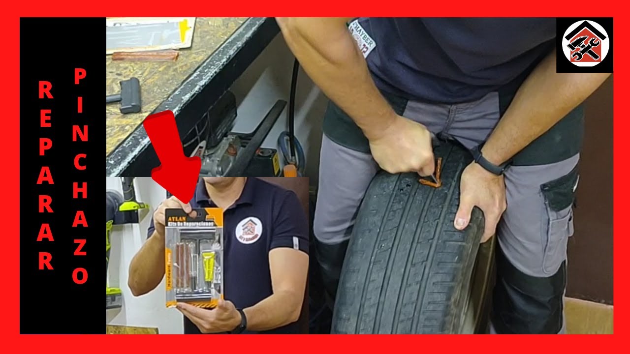 🚗CÓMO ARREGLAR UN PINCHAZO MUY FÁCIL Y RÁPIDO🛵 - YouTube