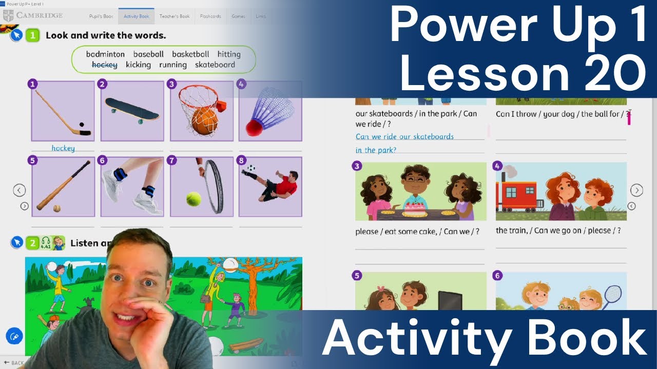 Learn Activities in English | Power Up 1 Workbook Unit 7 Lesson 2 Let’s ...