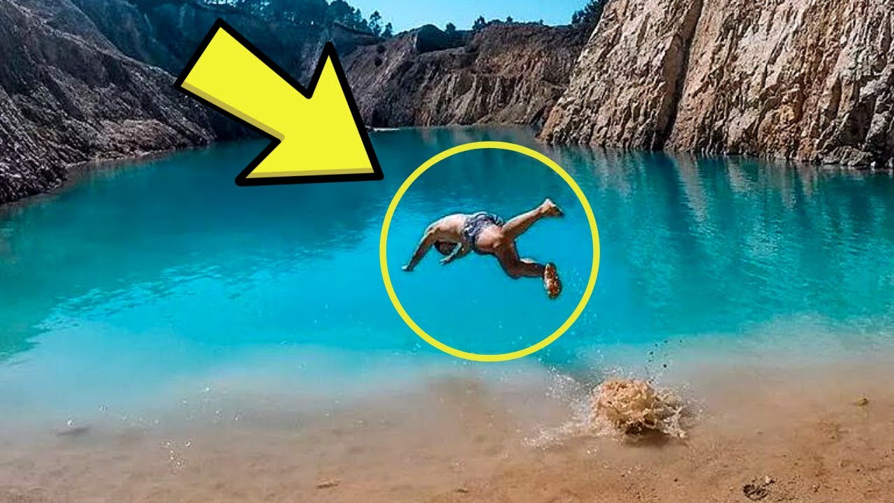 Tourists Keep Jumping Into This Highly Dangerous Lake - YouTube