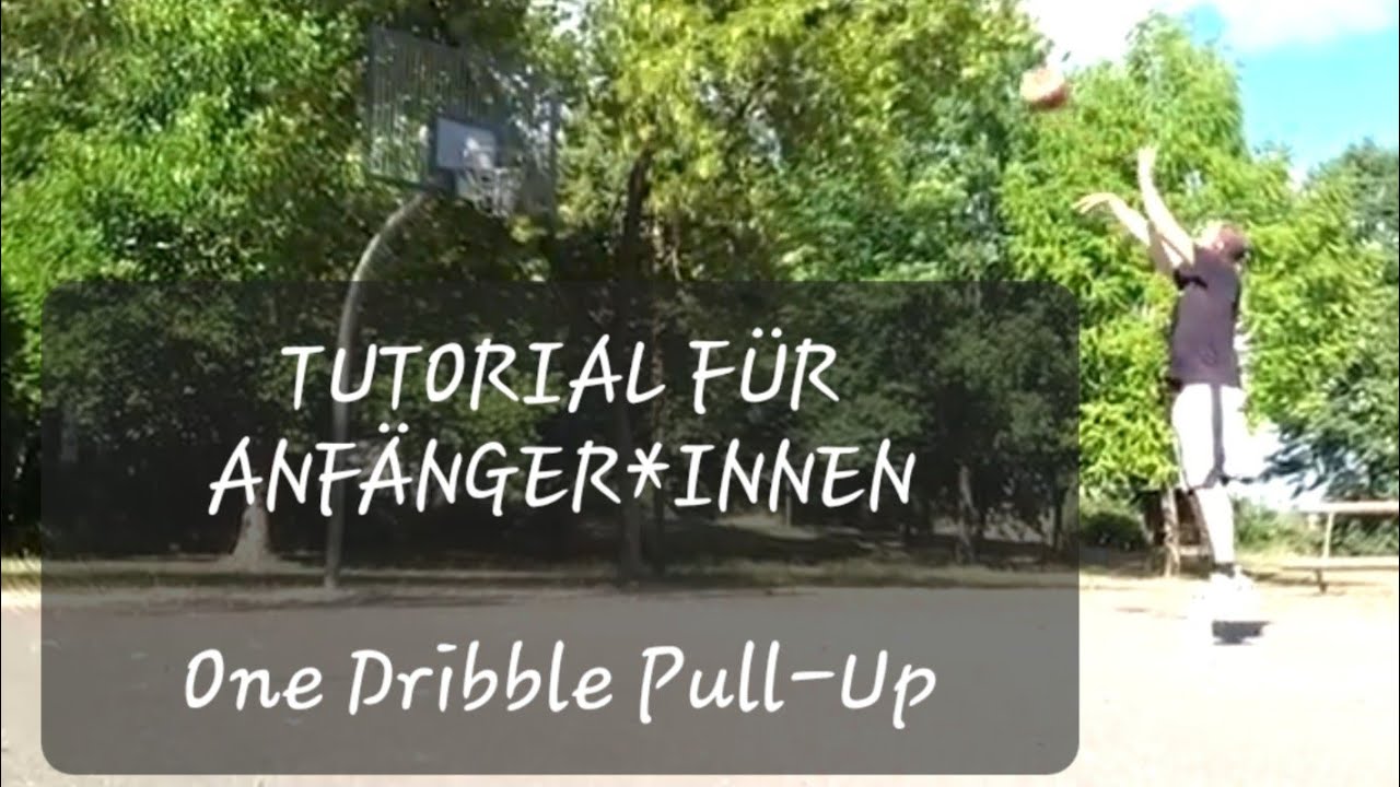 1 Dribble Pull-up und Layup - TUTORIAL FÜR ANFÄNGER*INNEN - YouTube
