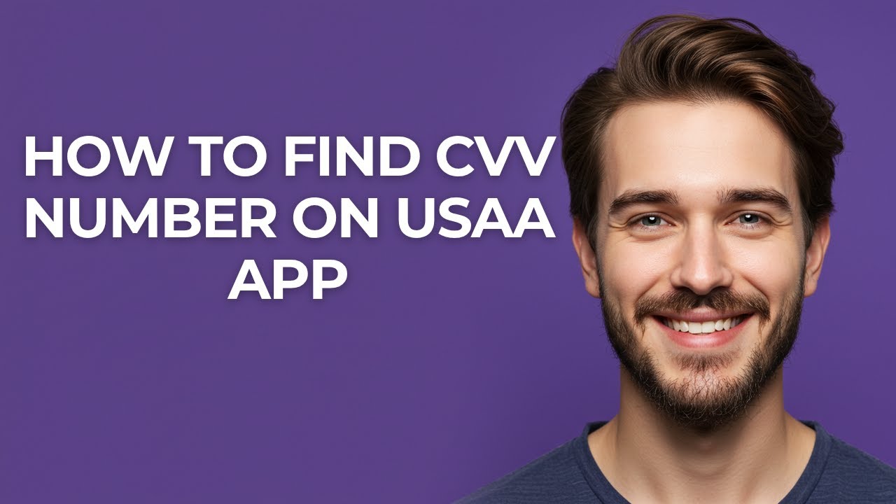 How to Find Cvv Number on Usaa App - GUIDE! - YouTube