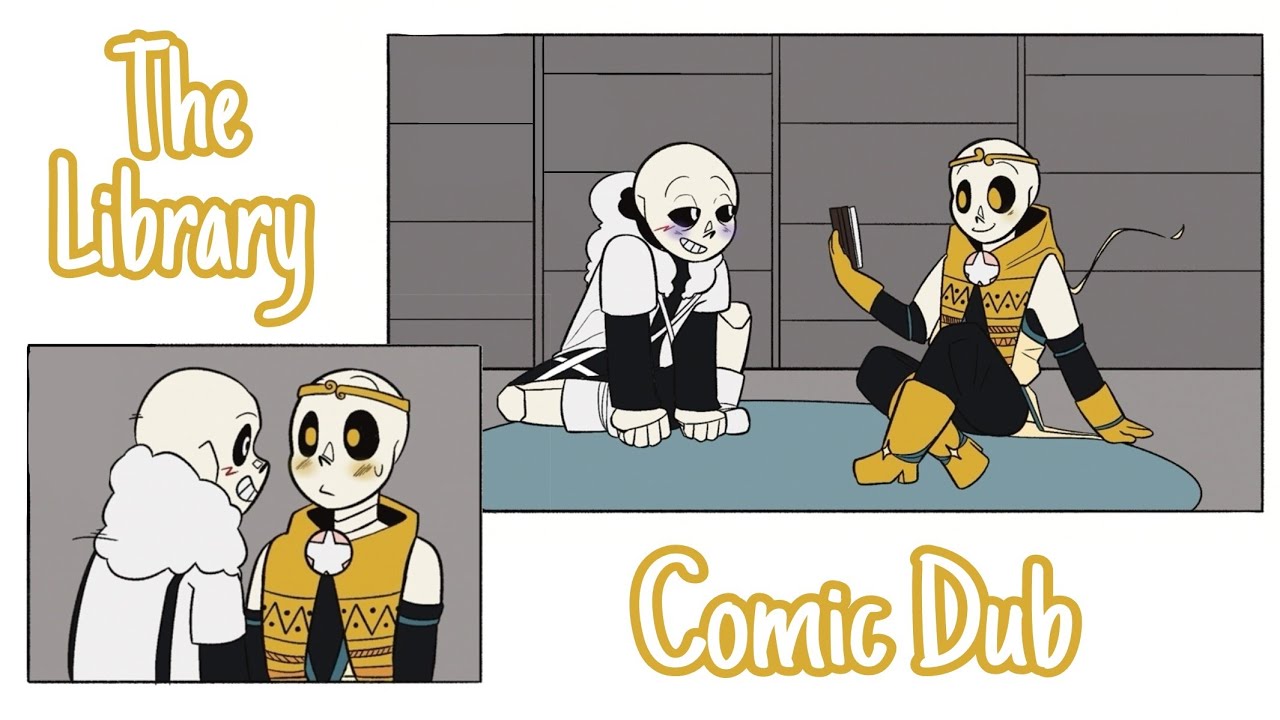 The Library || Undertale AU Comic Dub || Cream (ft. @Antikill2521 ...