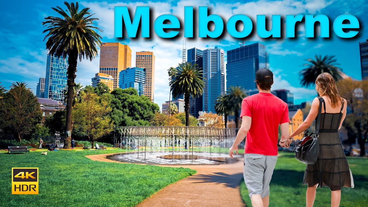 Melbourne Australia Walking Tour - Federation Square | 4K HDR - YouTube