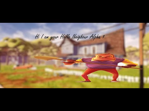 Hello Neighbor alpha 1 chase theme if it came from an asym horror game ...