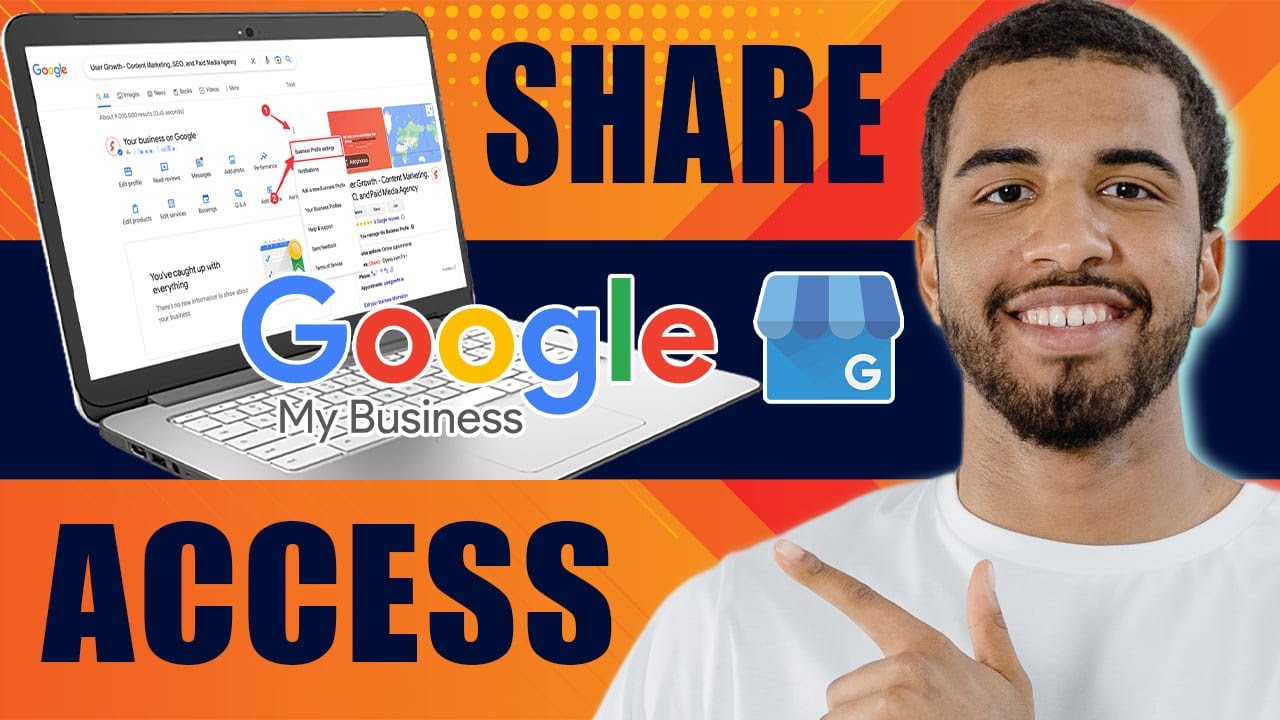 How to Give Access to Google My Business Account | Add GMB Manager ...