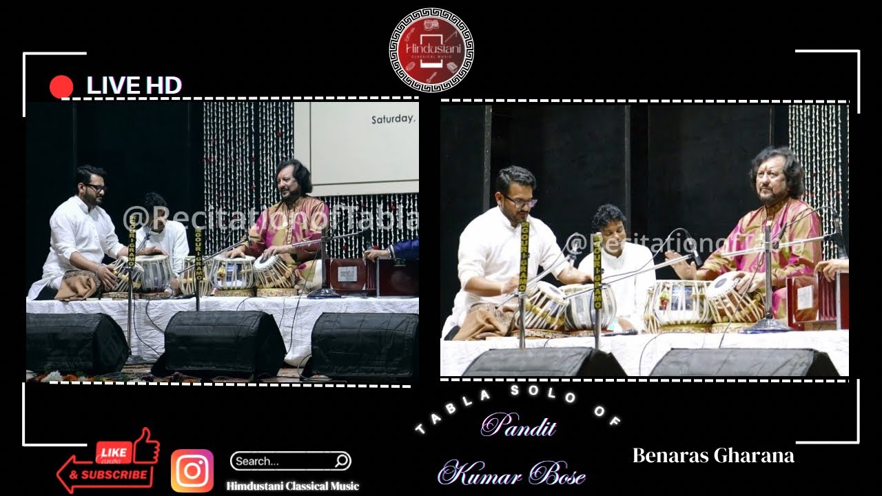 Pandit Kumar Bose Tabla Solo Benaras Gharana. - YouTube