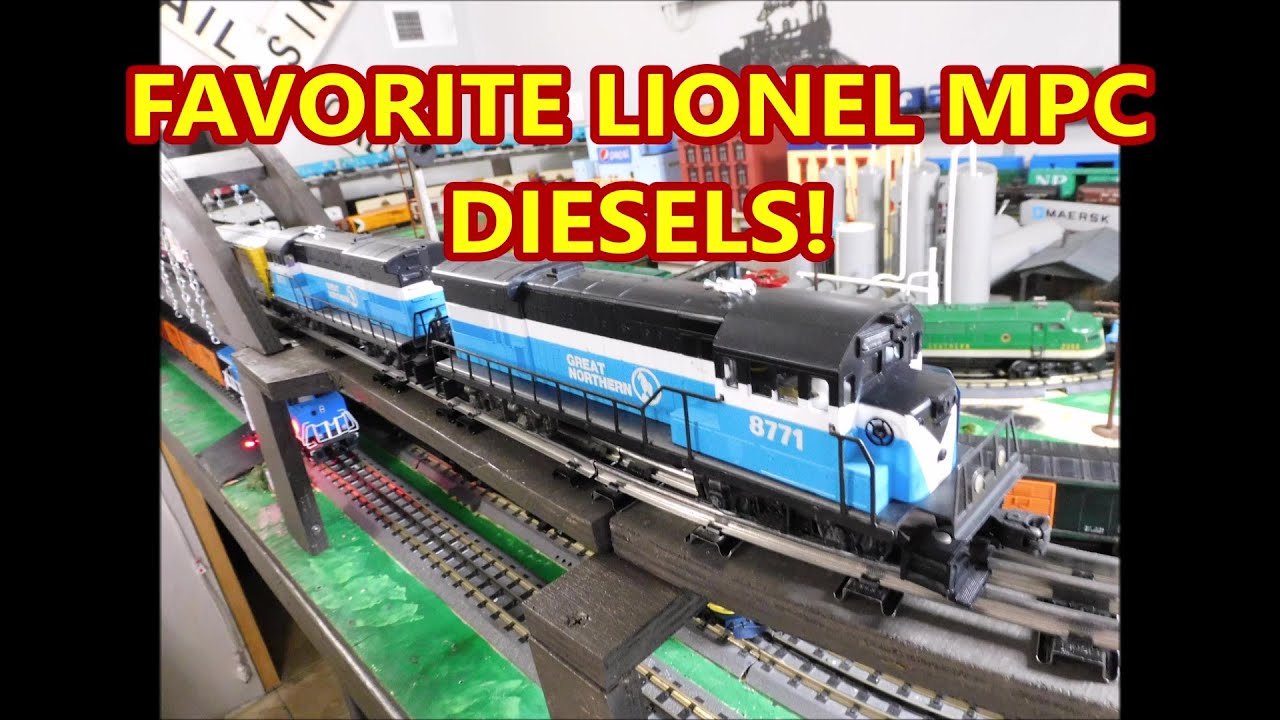 My Favorite Lionel MPC U36B DIESELS - YouTube