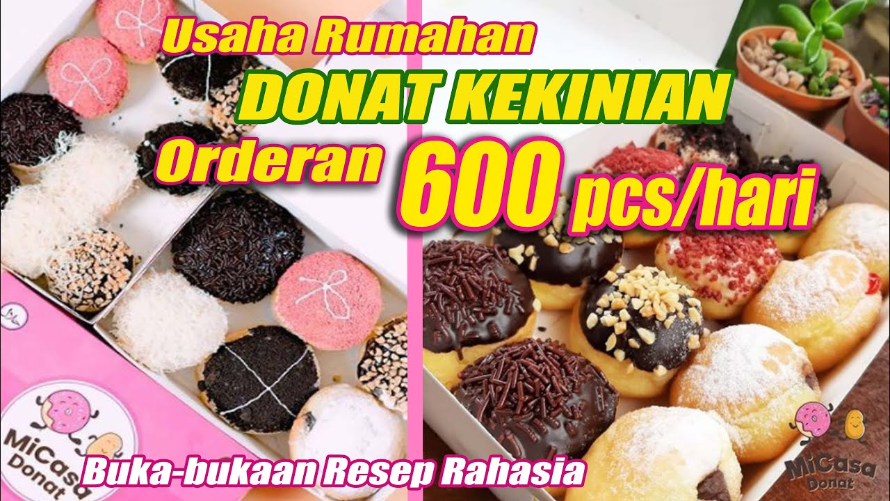 RAHASIA CARA BIKIN DONAT KENTANG EMPUK UNTUK JUALAN - IDE USAHA RUMAHAN ...