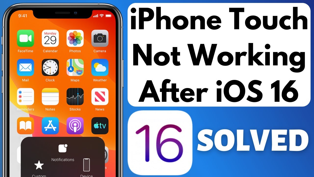 Fix IPhone Touch Not Working After IOS 16 Update IPhone Touch Screen fix-iphone-touch-not-working-after-ios-16-update-iphone-touch-screen