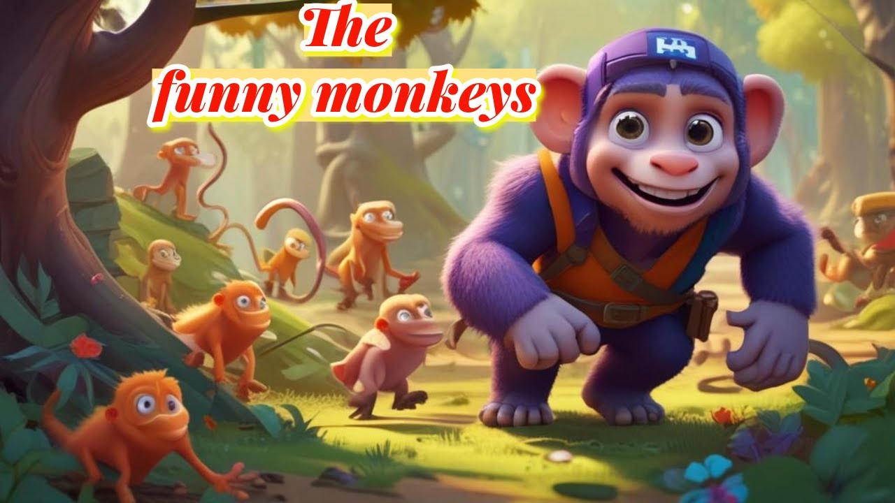 Funny monkeys story for kids with a moral lesson | Bedtime stories ...
