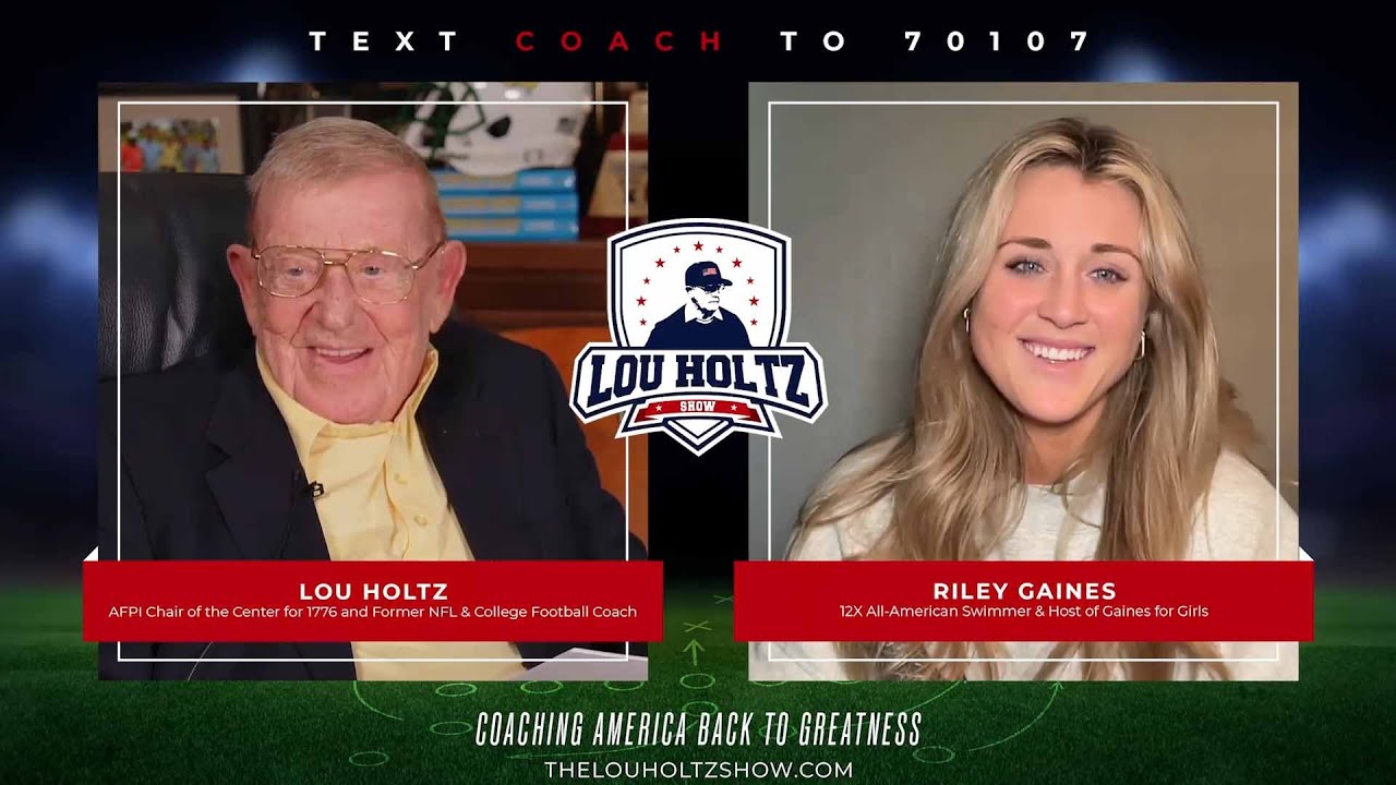 Lou Holtz Podcast | Riley Gaines Speaks Out on Fairness in Women's ...