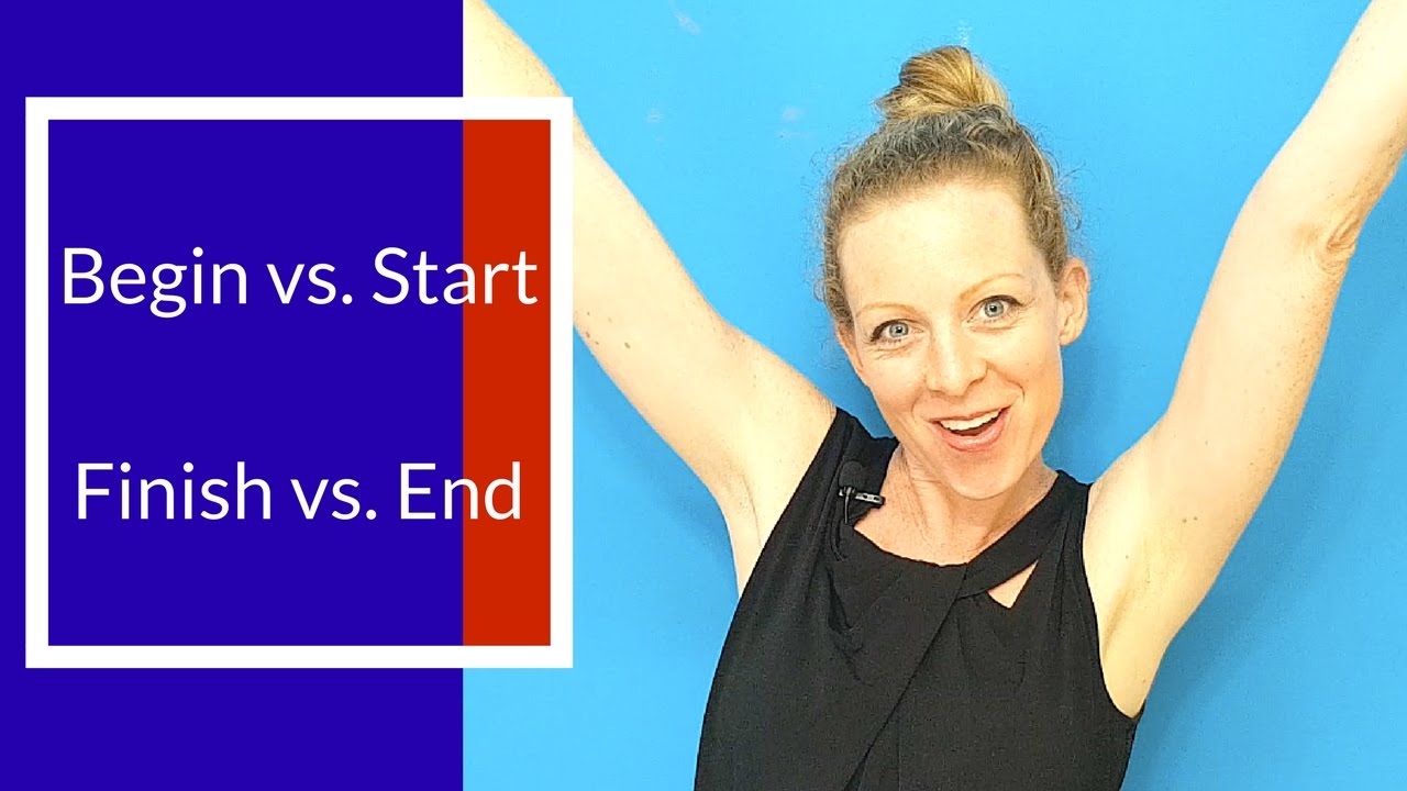 BEGIN x START FINISH x END Qual é a diferença entre essas palavras ...