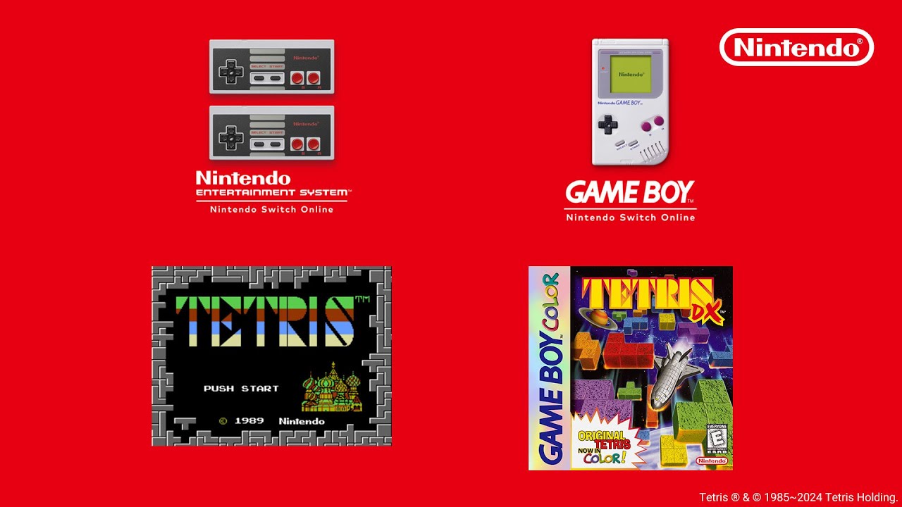 Play two classic Tetris games with Nintendo Switch Online - YouTube