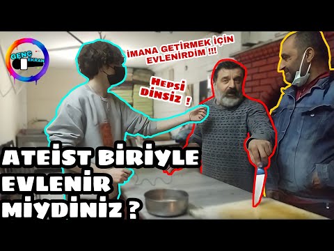 Ateist Biriyle Evlenir Miydiniz ? - İnanç Önemli Mi ? - Sokak Röportajı