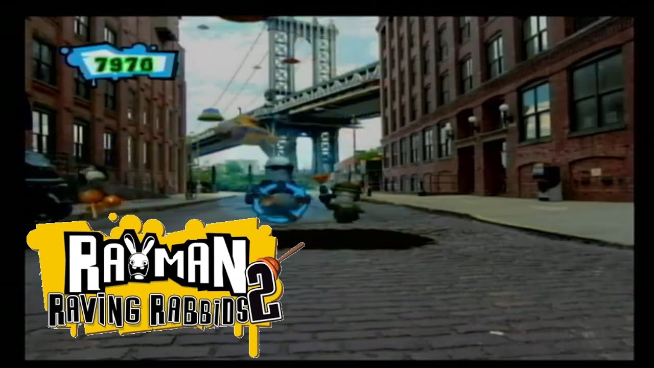 Rayman Raving Rabbids 2 - Shooting Games: Big City Fights - YouTube
