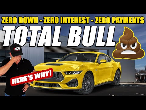 DON'T FALL FOR ZERO INTEREST, ZERO DOWN, ZERO PAYMENTS TRICK WHEN BUYING A CAR!