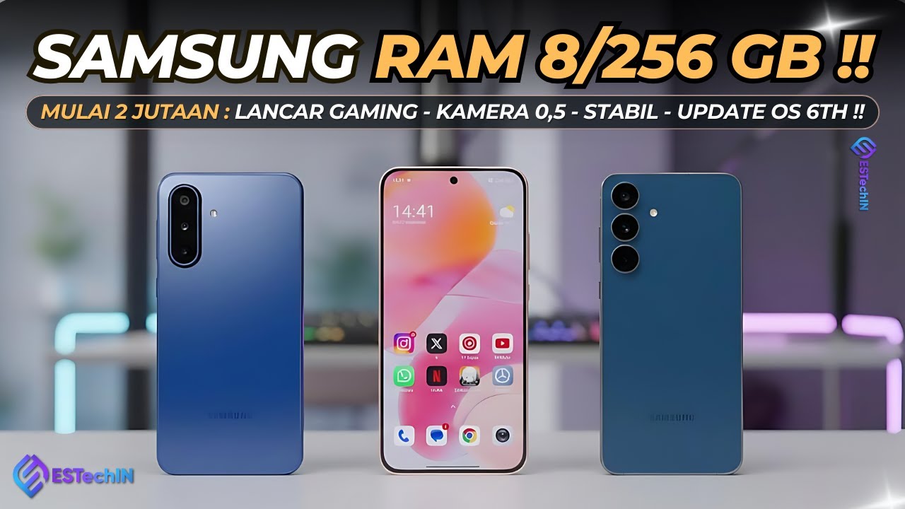 7 Rekomendasi HP Samsung RAM 8/256 GB Terbaik 2025🔥 - YouTube