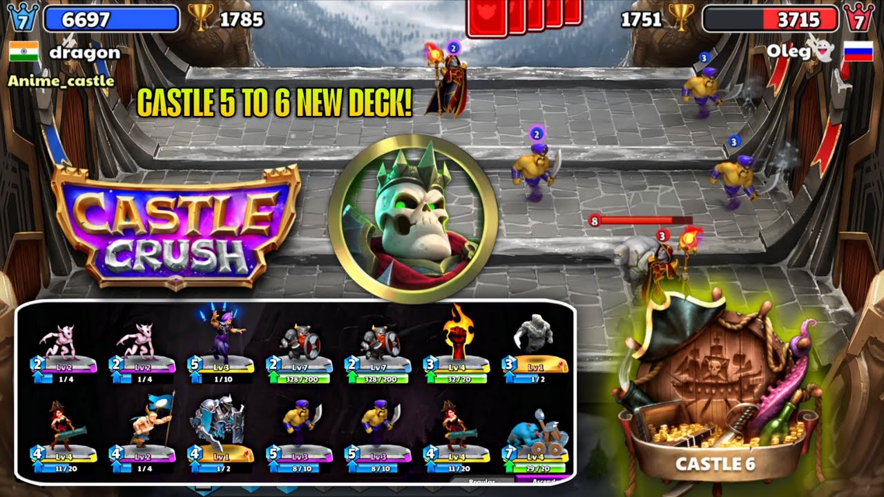 Castle Crush: Epic Battle - Gameplay Walkthrough - Genie + Catapult ...