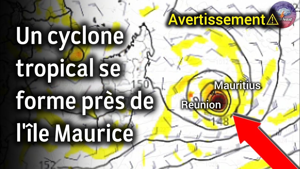 alerte cyclone tropical Ile Maurice et la Réunion|Météo du 26 février ...