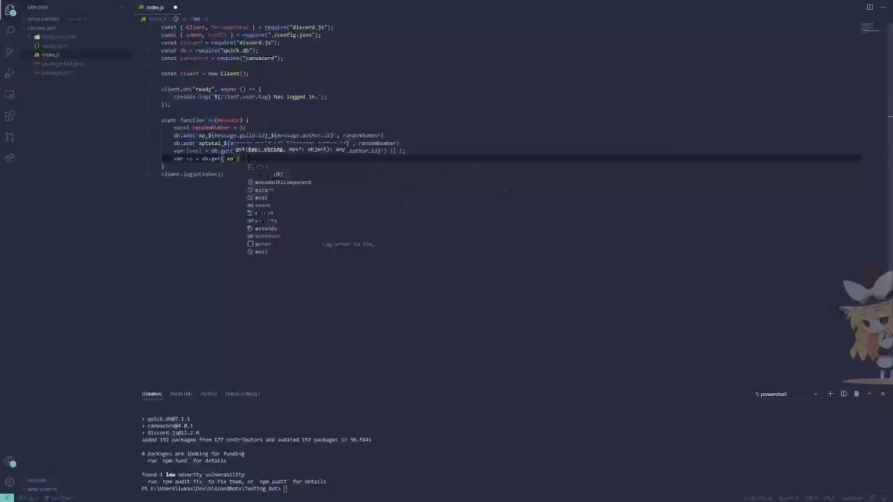 Discord.JS V12 | Ranking System + Rank Card. - YouTube