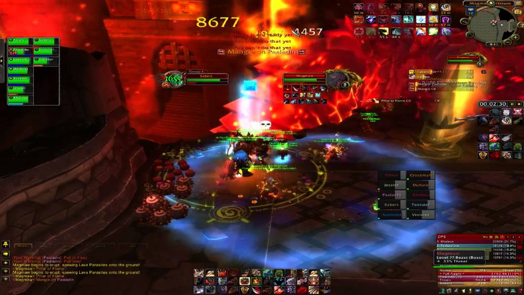 Wow tauri bloodmoon dynasty BWD 1. boss /HUN/ - YouTube