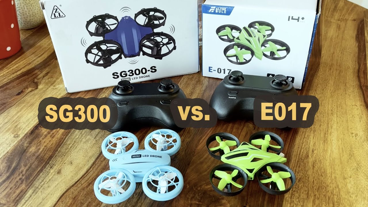 ZLL SG300 Mini vs Eachine E017 Mini Drohne mit Höhe halten - YouTube