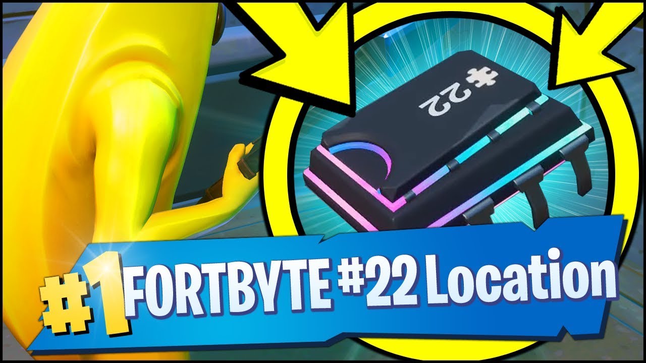 Fortnite FORTBYTE #22 LOCATION - Accessible by using ROX SPRAY in an ...