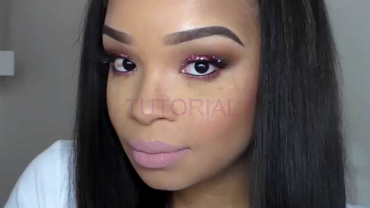 Glitter Glam Eye Makeup Tutorial - YouTube
