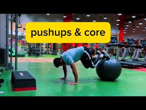 core workout#abdominal workout#pushups#swissball #fatloss workout - YouTube