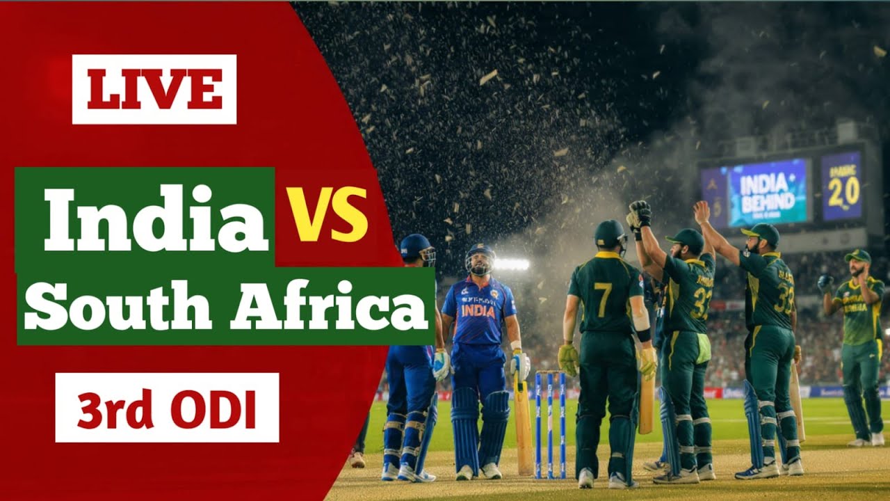 India Vs South Africa 3rd Odi Live Score Ind Vs Sa Live Match Today