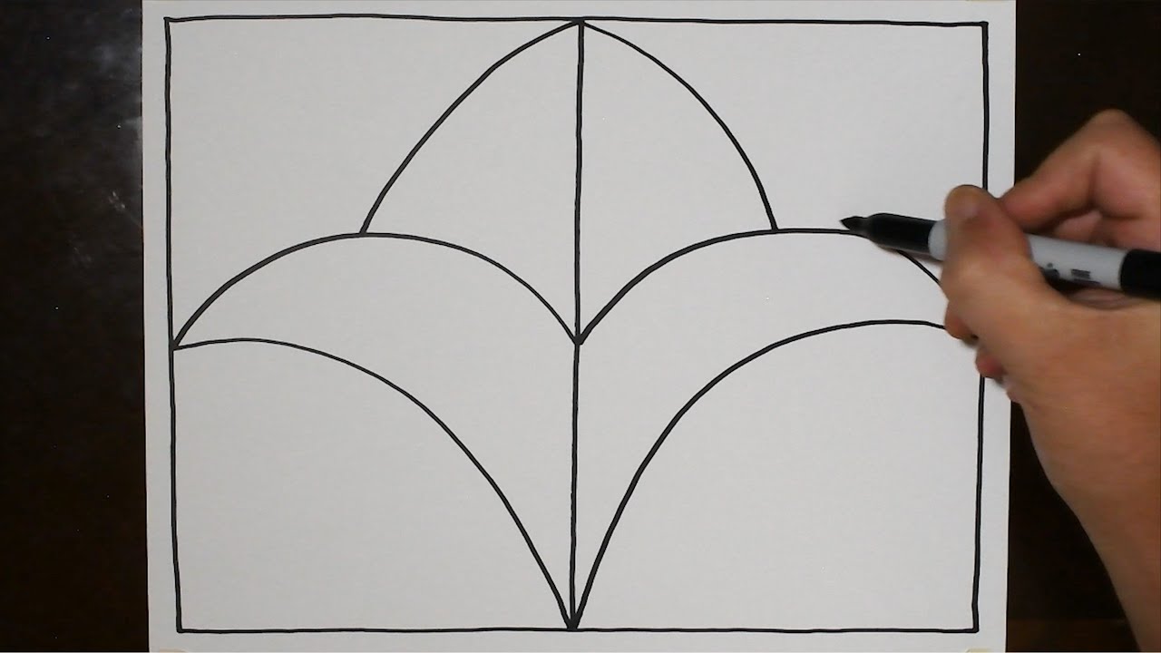 How to Draw Easy Zentangle Patterns | Awesome Spiral Drawing ...