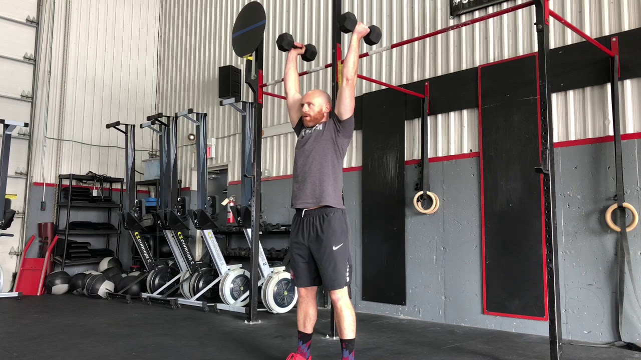 Dumbbell Push Press - YouTube