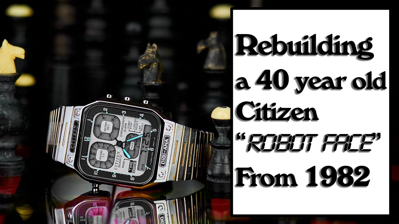 A 40 Year Old Citizen Robot Face Is Rebuilt From The Ground Up - YouTube