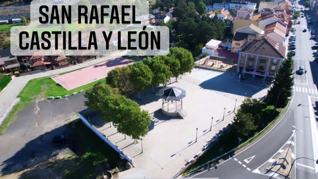 San Rafael Castilla y León Segóvia - Vísto desde el aire - DJI AIR 2S ...