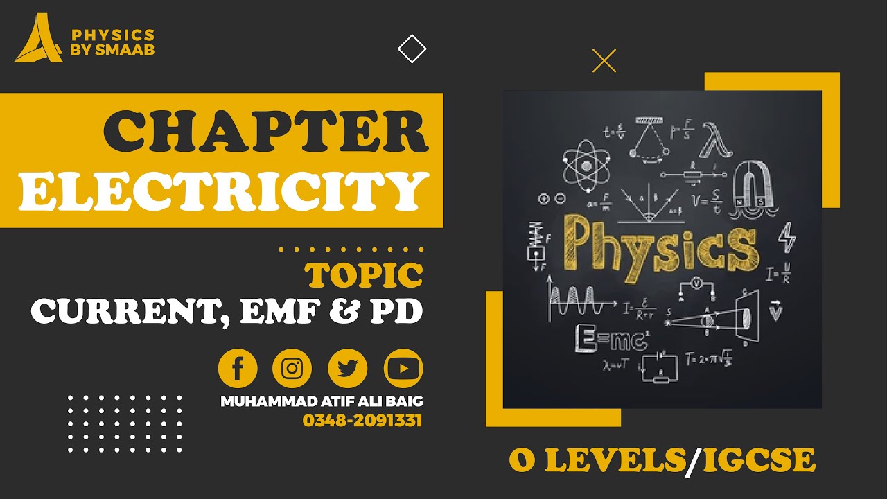 Chapter: Electrical Quantities | Topic: Current, EMF & PD | O Levels ...