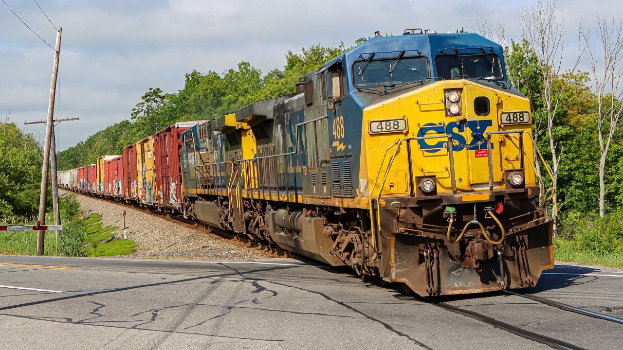 [4K] CSX Arrives on Pan Am Railways - New Power & Symbols [June 2022 ...