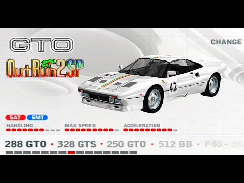 OutRun 2 Special Tours: Ferrari 288 GTO (Speed King) - YouTube