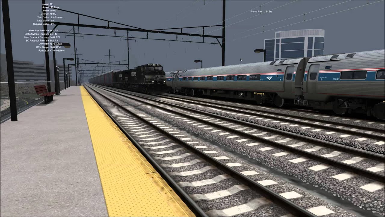 Railworks Xfire Video Recording Test - YouTube