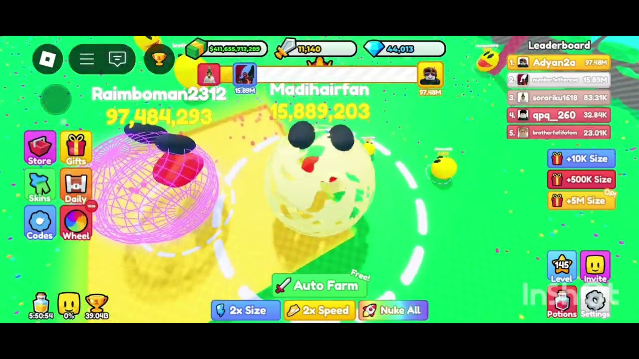 Playing ROBLOX BALL EATING SIMULATOR - YouTube