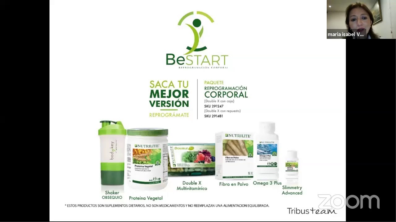 REPROGRAMACION CORPORAL MARIA I VALDERRAMA NUTRILITE - YouTube