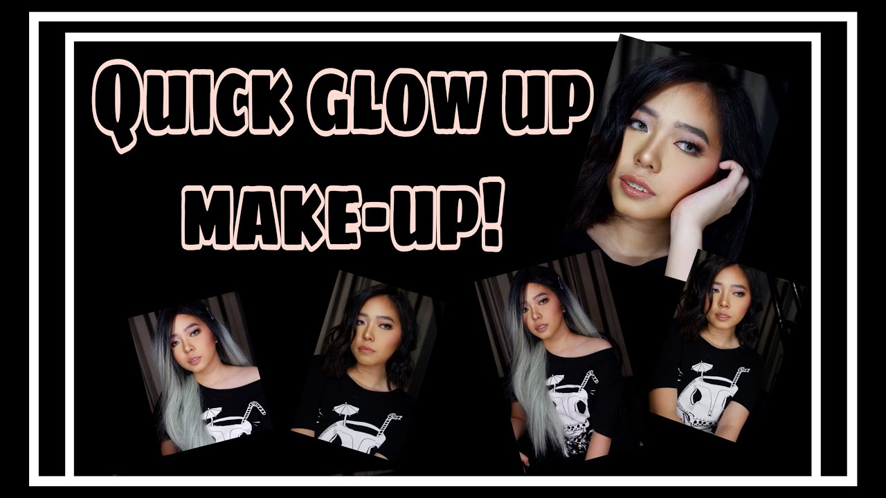Quick glow up make-up! - YouTube